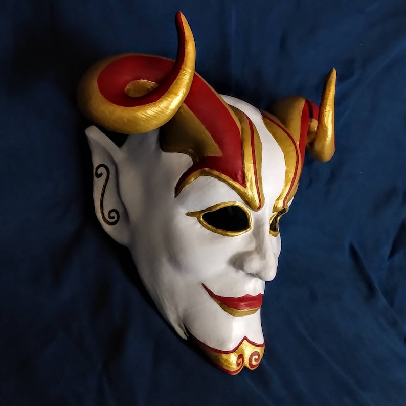 Lucifer Morningstar Mask / Venetian Devil Mask / - Etsy