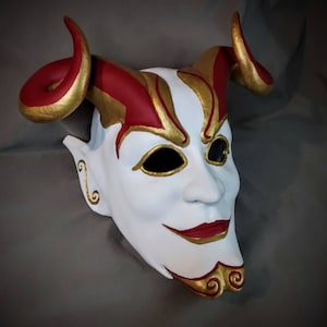 Lucifer Morningstar Mask / Venetian Devil Mask / - Etsy