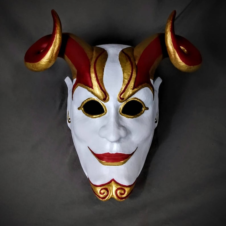 Lucifer Morningstar Mask / Venetian Devil Mask / - Etsy