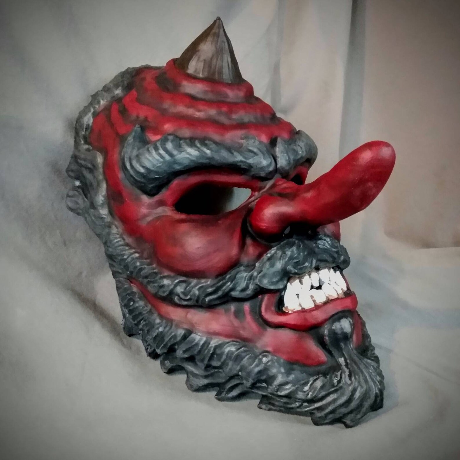 Tengu Mask Red Tengu Mask - Etsy