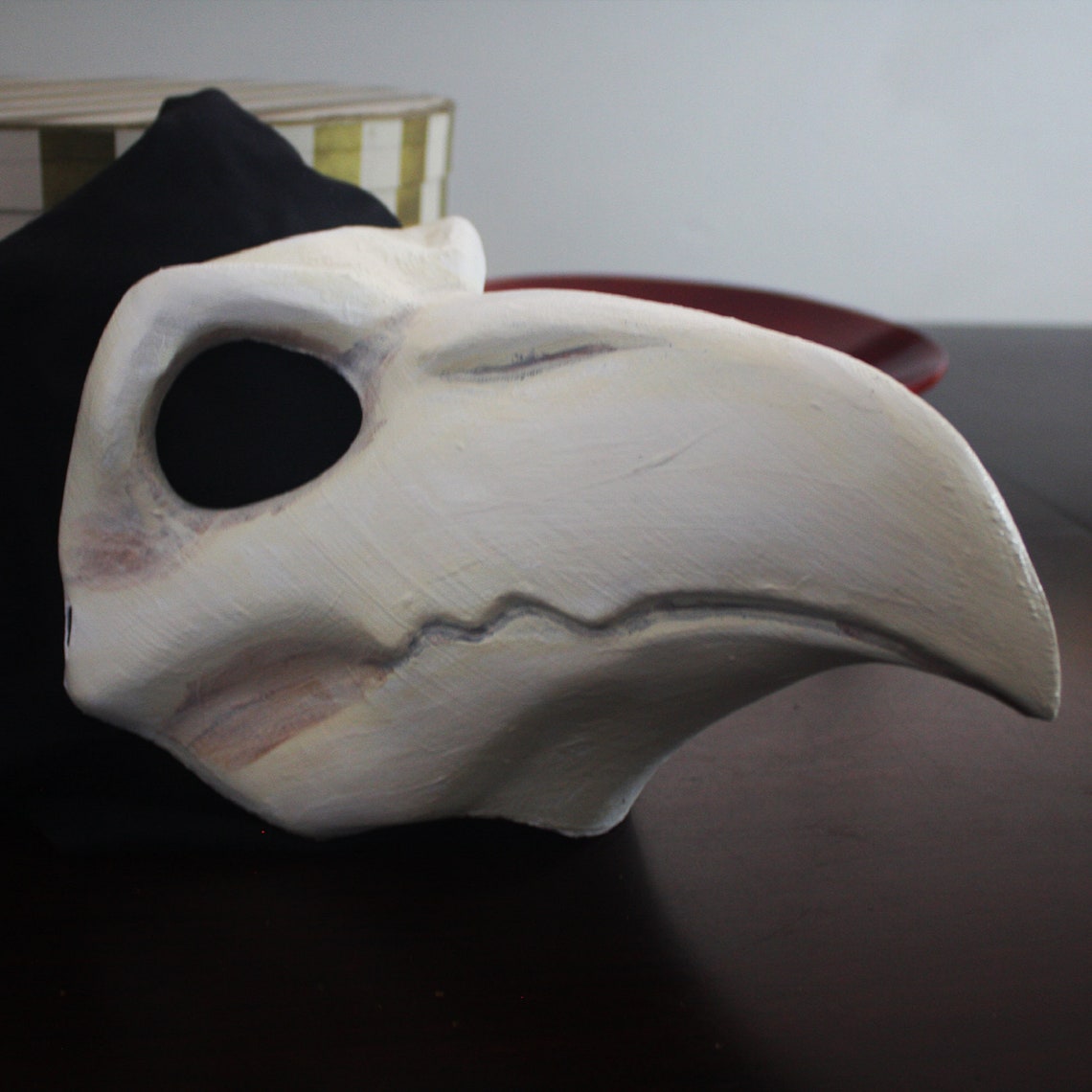 Raven Skull Mask / Nevermore Inspired Mask / Wearable - Etsy