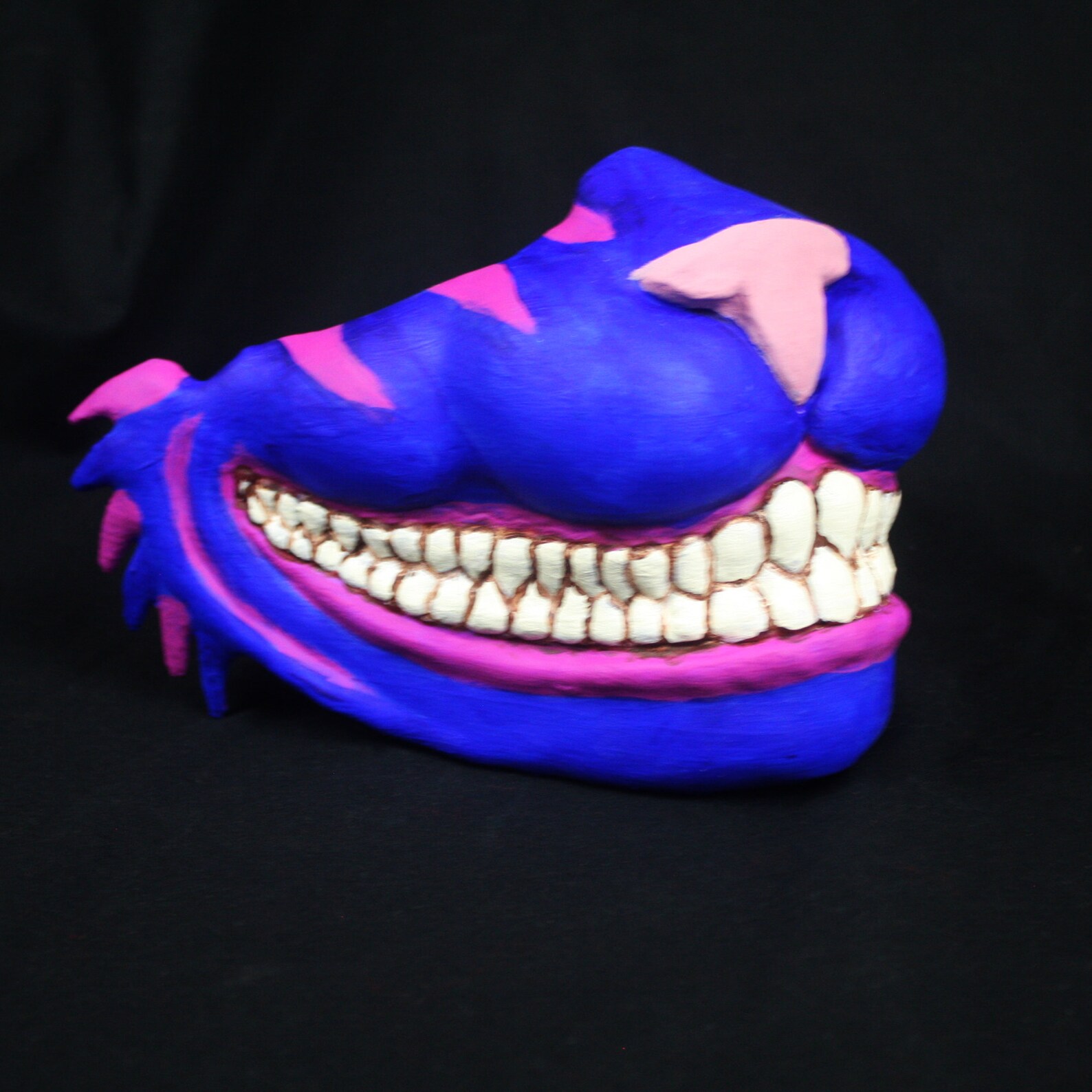 Cheshire Cat Mempo / Cheshire Menpo Mask | Etsy