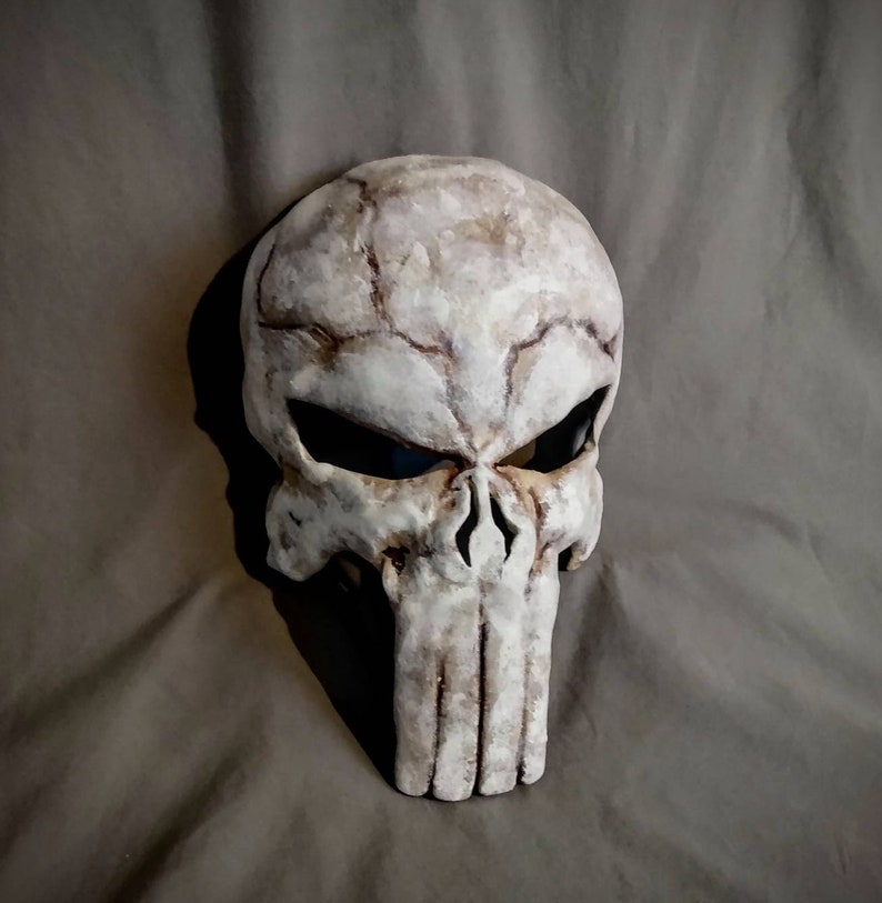 Punisher Skull Mask / Stylized Skull / Wearable Mask - Etsy
