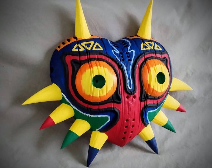 Majora's Mask Replica / Hand Painted Majora Mask - Etsy