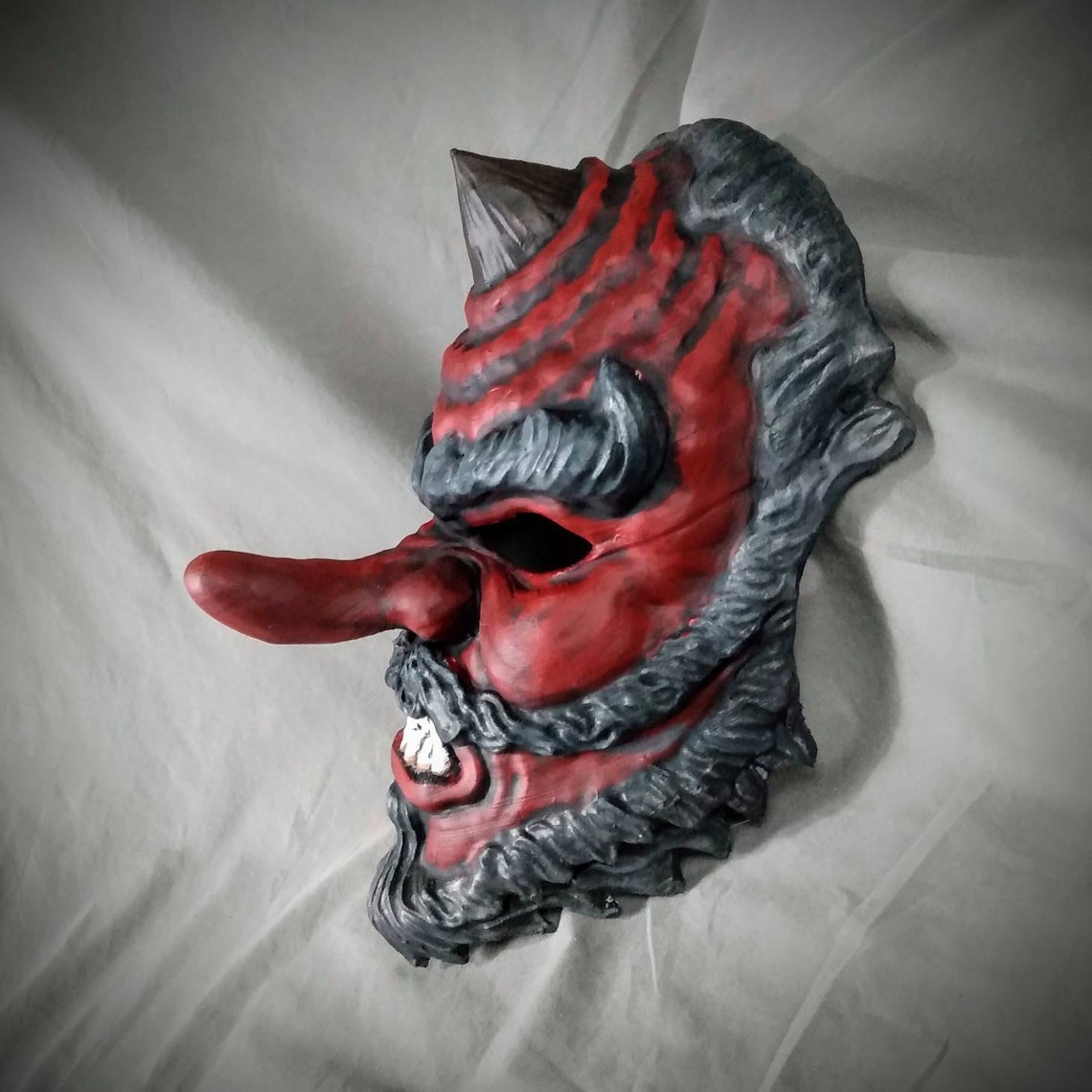 Tengu Mask Red Tengu Mask - Etsy