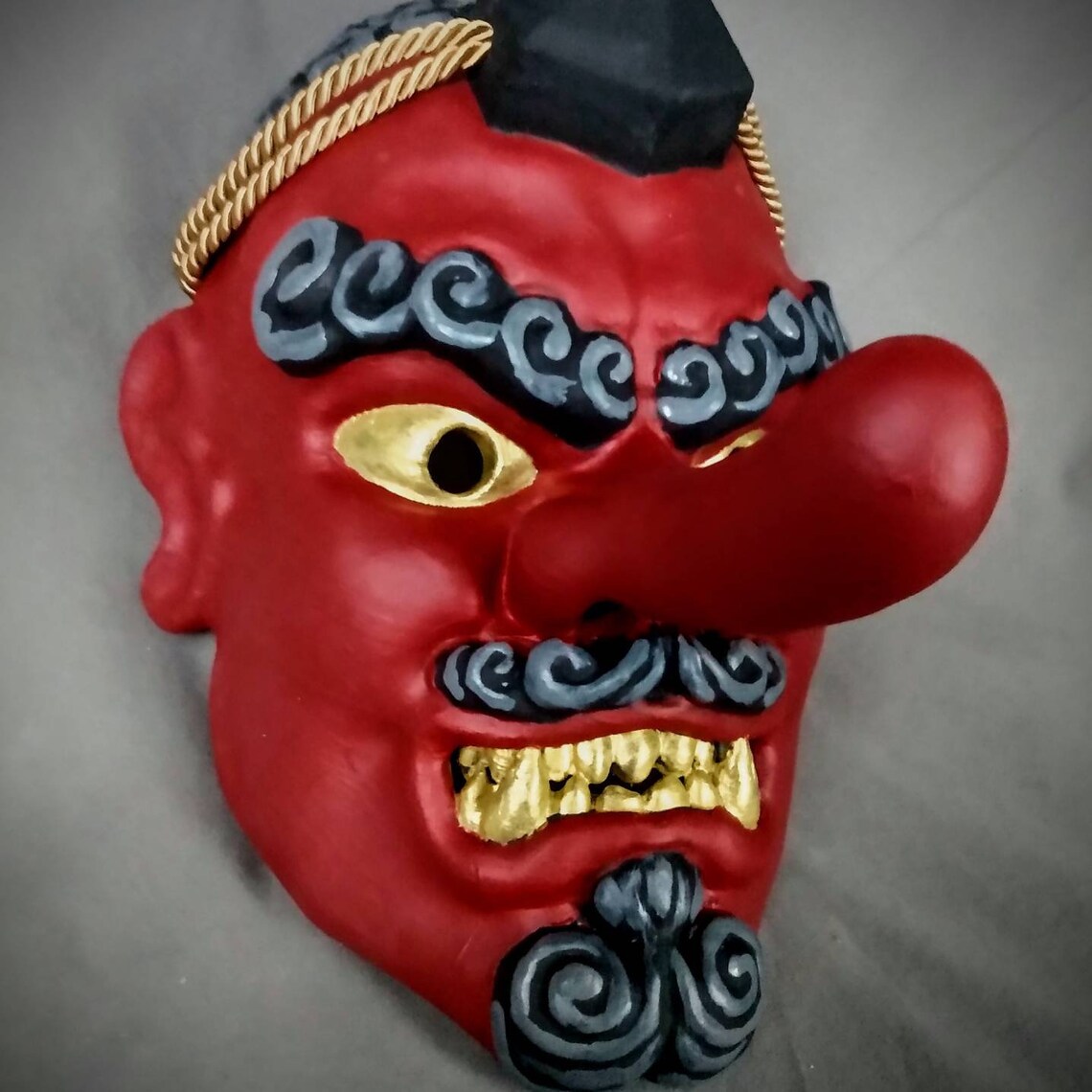 Traditional Tengu Mask / Bushido Mask / Samurai Half Mask / - Etsy UK
