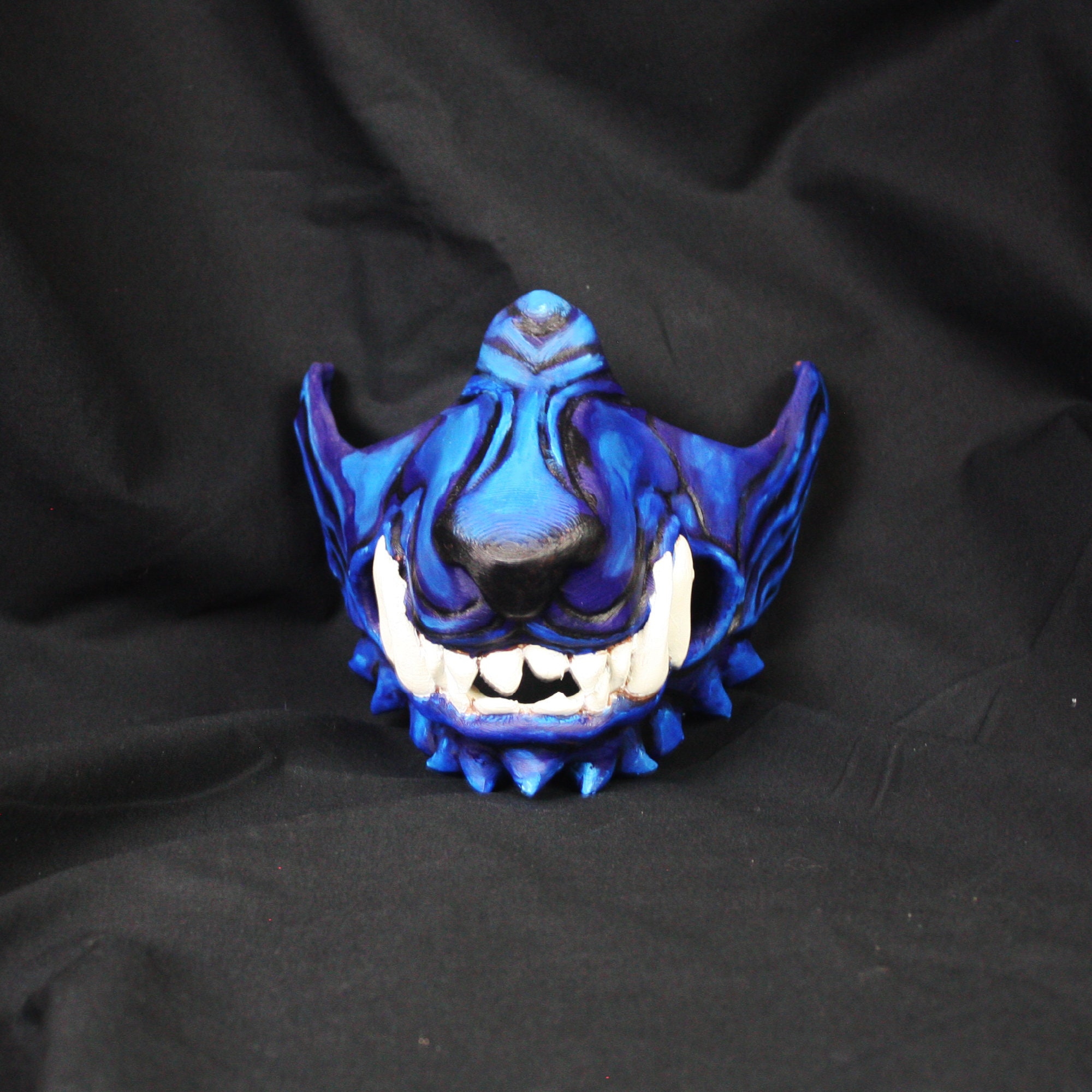 Wolf Mempo Mask / Bushido Wolf Mask / Samurai Half mask / | Etsy