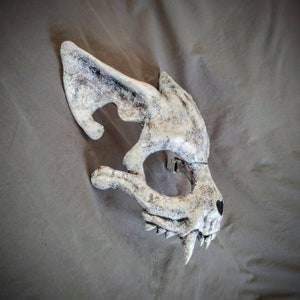 Cat Skull Mask / Wearable Cat Skull / Scary Skull Mask / Wearable Mask ...