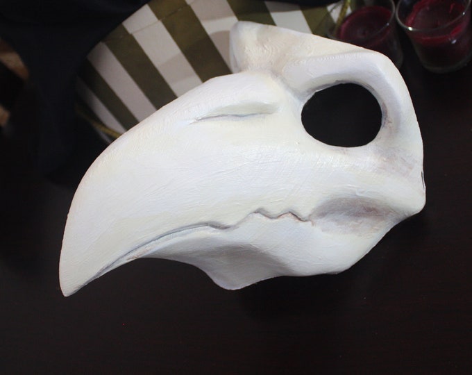 Raven Skull Mask / Nevermore Inspired Mask / Wearable - Etsy