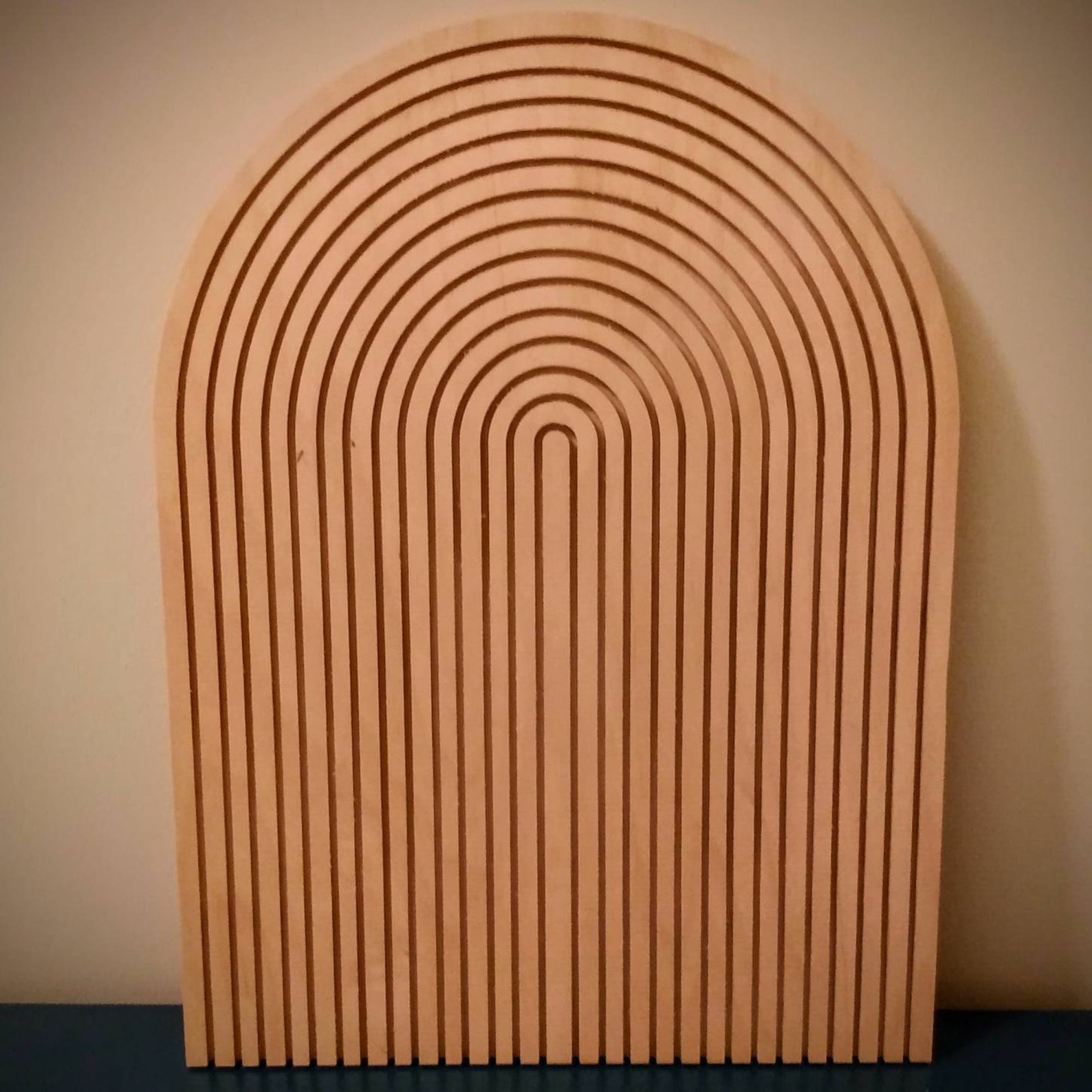 Arch Wood Art Boho Wood Decor Housewarming Gift Rainbow - Etsy