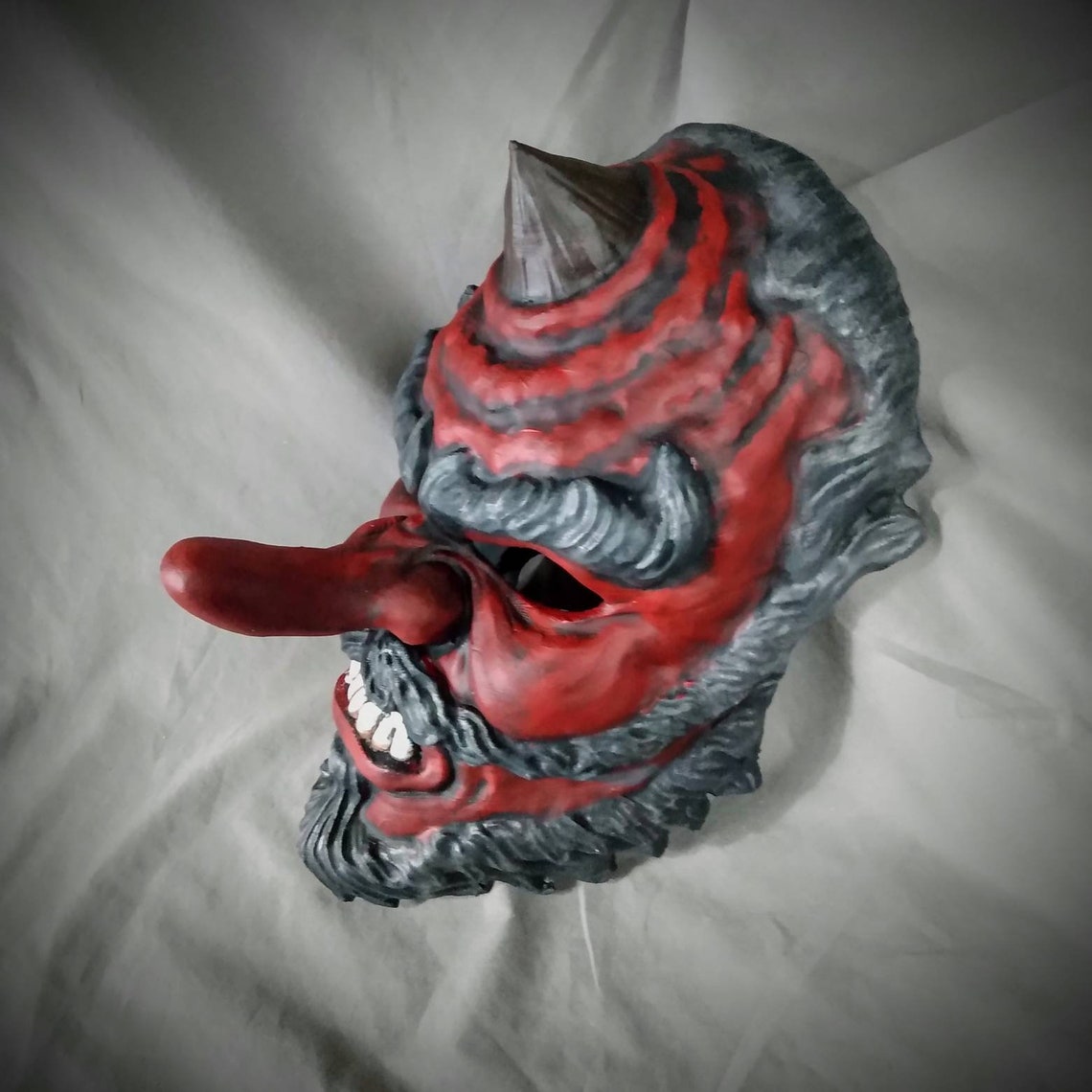 Tengu Mask Red Tengu Mask - Etsy