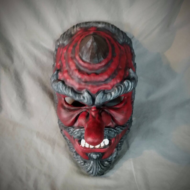 Tengu Mask Red Tengu Mask - Etsy