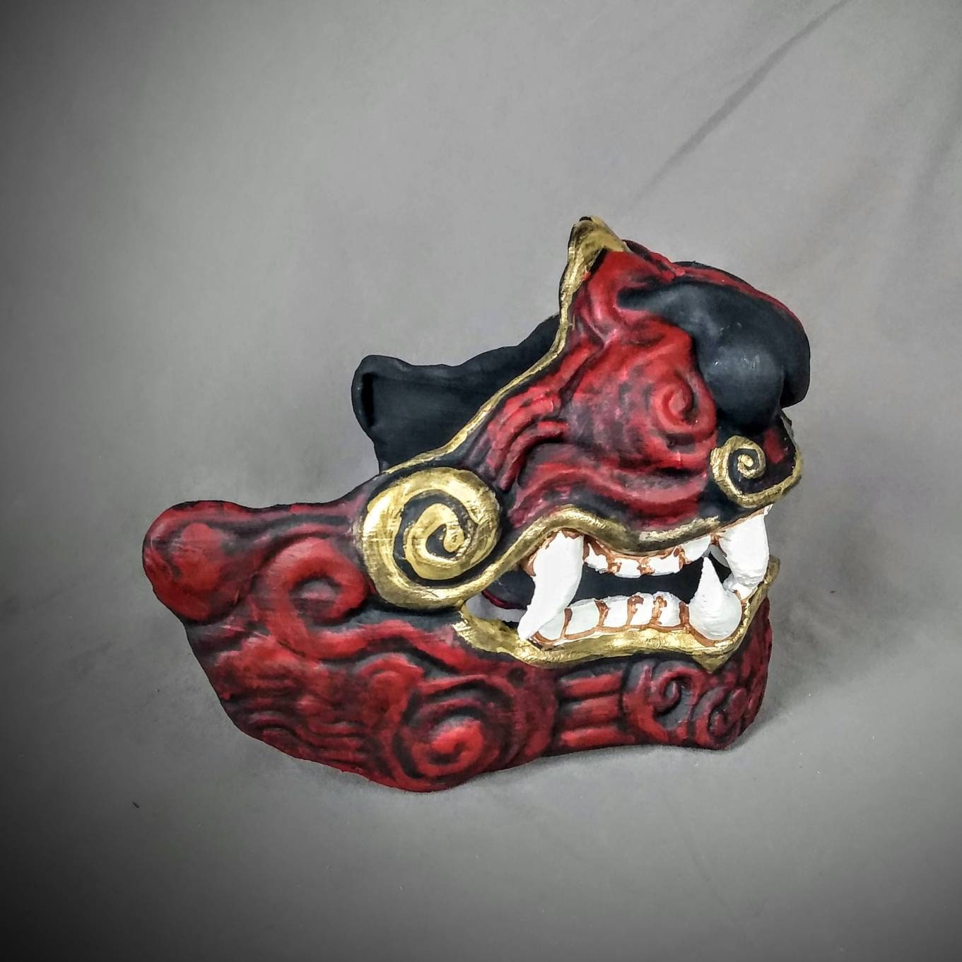 Foodog Mempo Mask / Bushido Mask / Samurai Half Mask / | Etsy