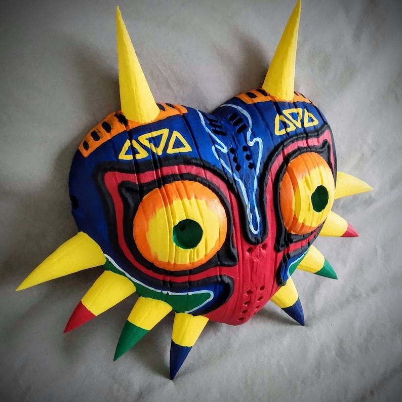 Majora's Mask Replica / Hand Painted Majora Mask - Etsy