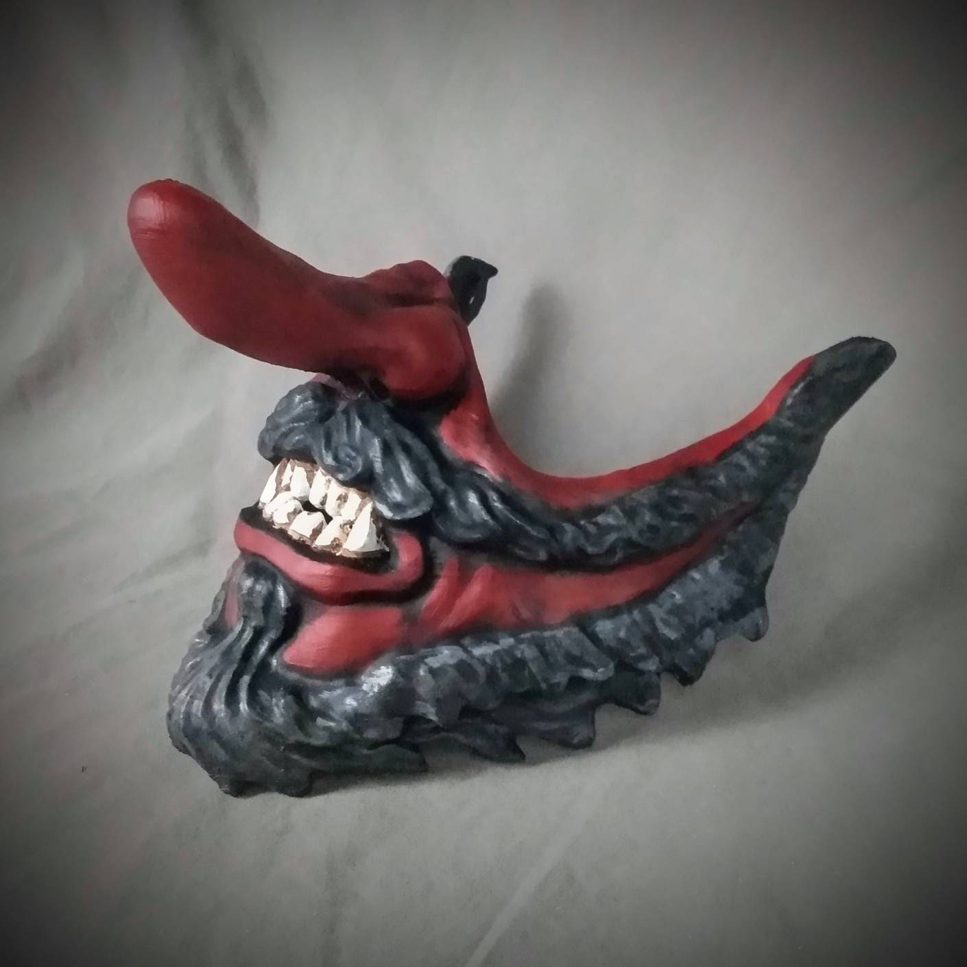 Tengu Mempo Mask / Bushido Mask / Samurai Half Mask / Stylized | Etsy