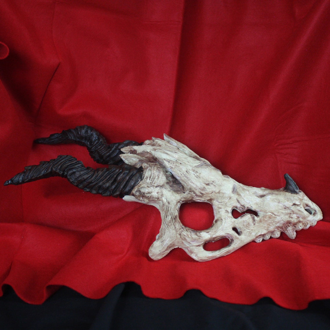 Dragon Skull Mask / Wearable Dragon Skull / Magical Mask / | Etsy