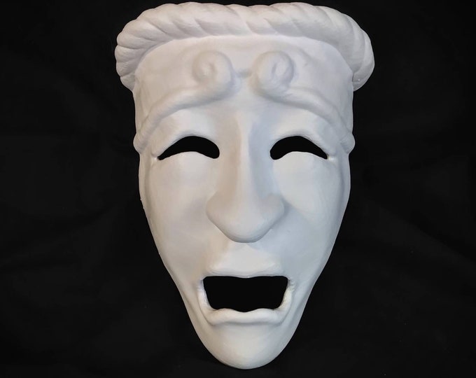 Greek Tragedy Mask / Theater Mask - Etsy