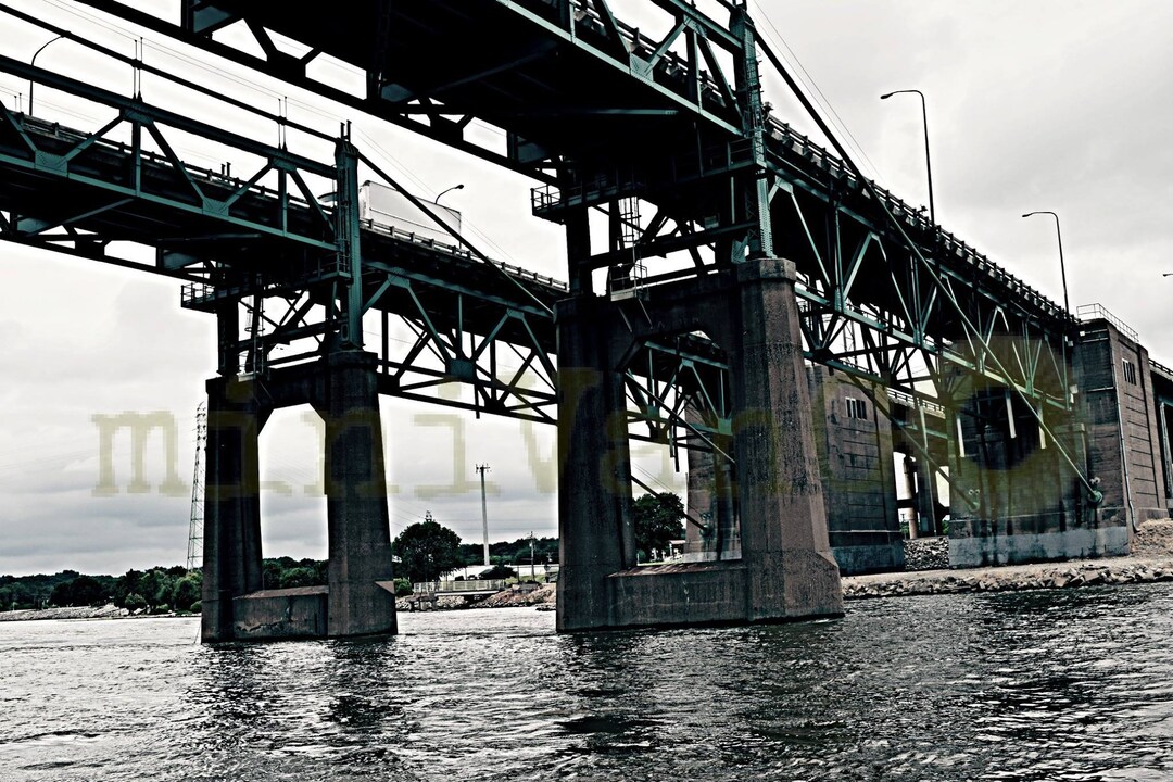 Historic I-74 Bridge Photography, River Bridge, Mississipi River, Quad ...