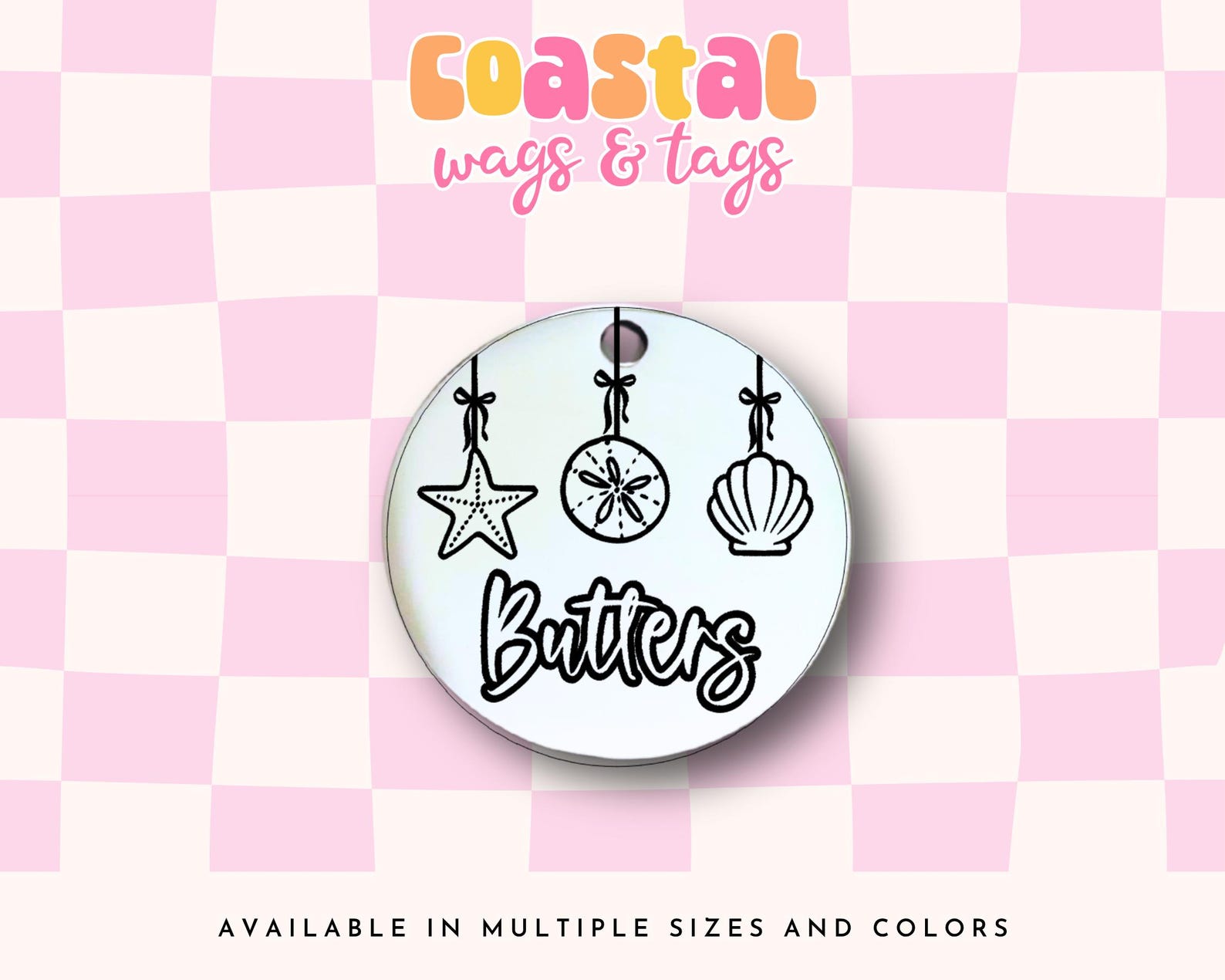 Jingle Shells, Tag of the Week, Custom Laser Engraved Pet ID Tag for ...