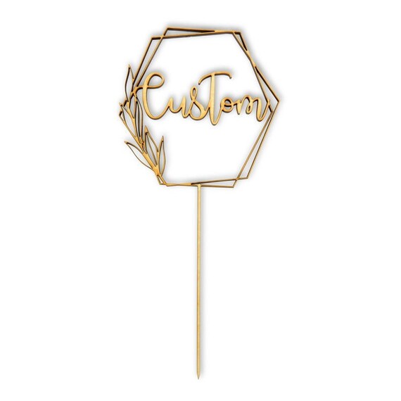 Custom Cake Topper - Etsy