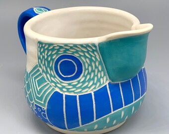 Ceramic Pitcher Bird - Etsy