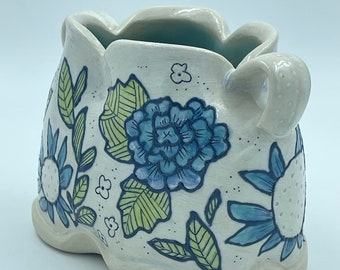 Ceramic Hydrangea Vase - Etsy