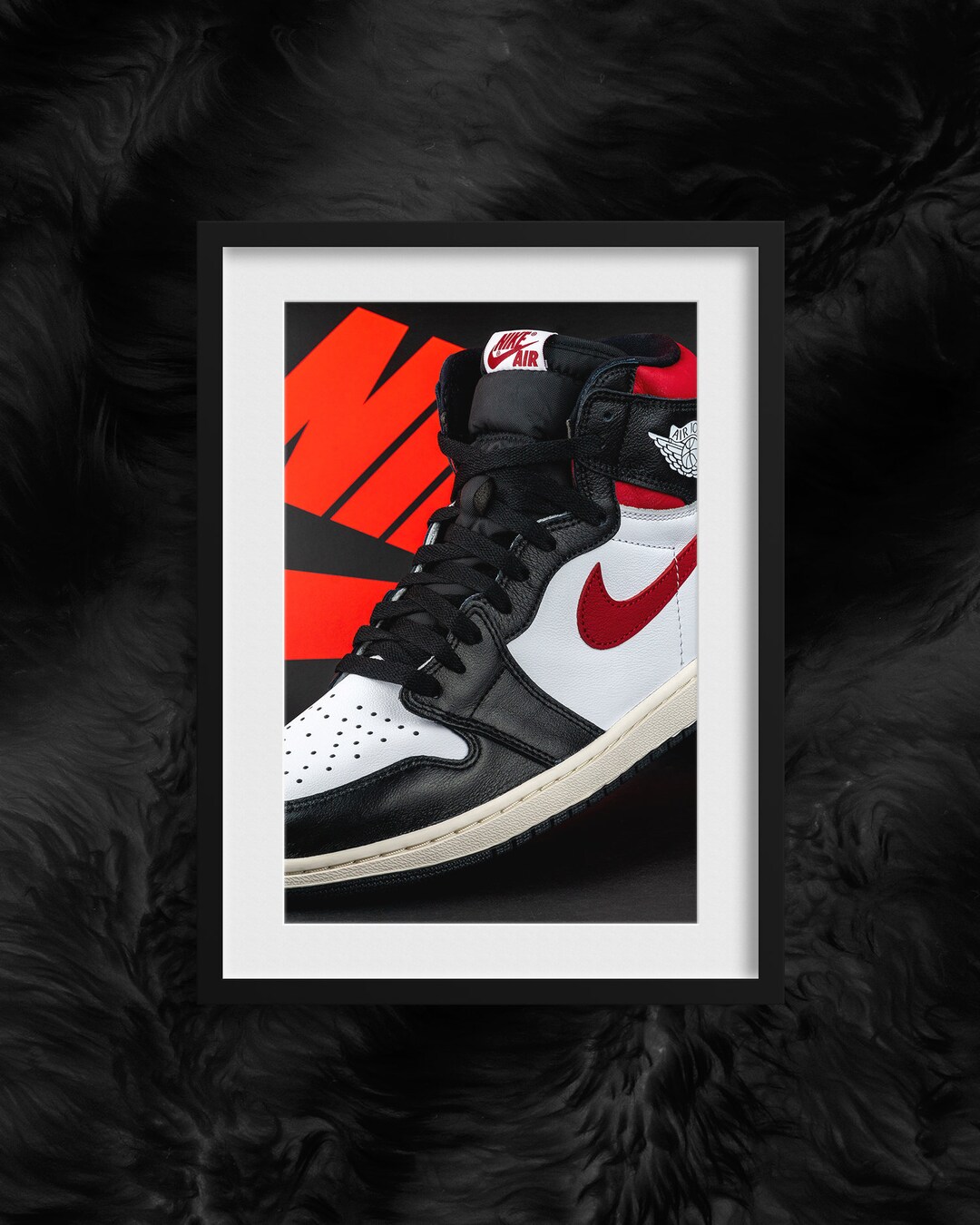 Premium Hypebeast Poster Air Jordan 1 Gym Red Hype Sneaker Art Michael ...