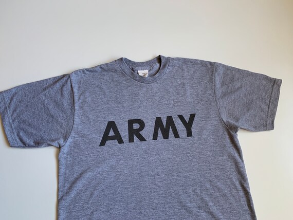 ARMY Reflective Logo Physical Fitness Uniform Mens T-… - Gem