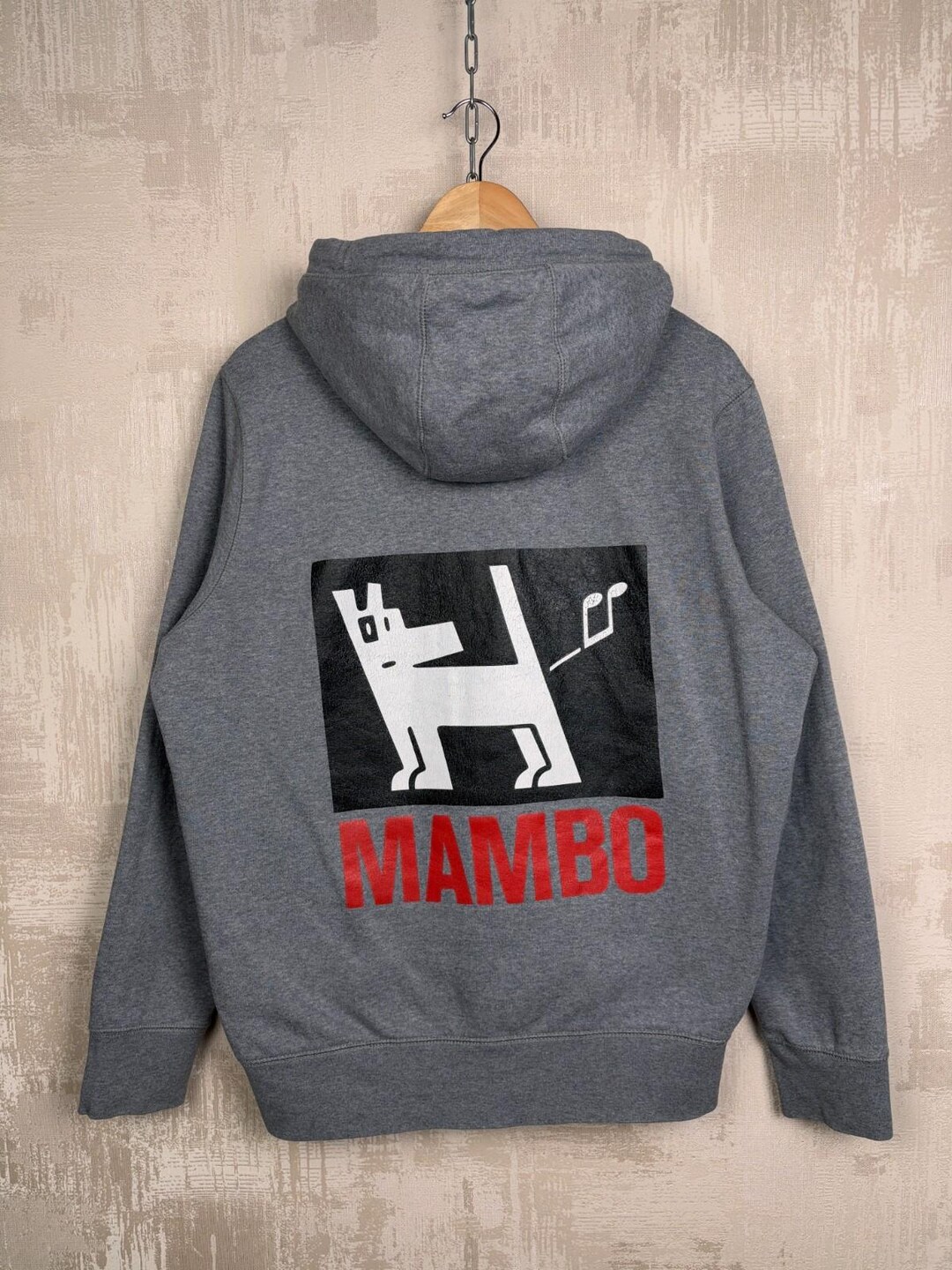 Vintage Mambo Hoodie Dog Logo Men's Size L - Etsy
