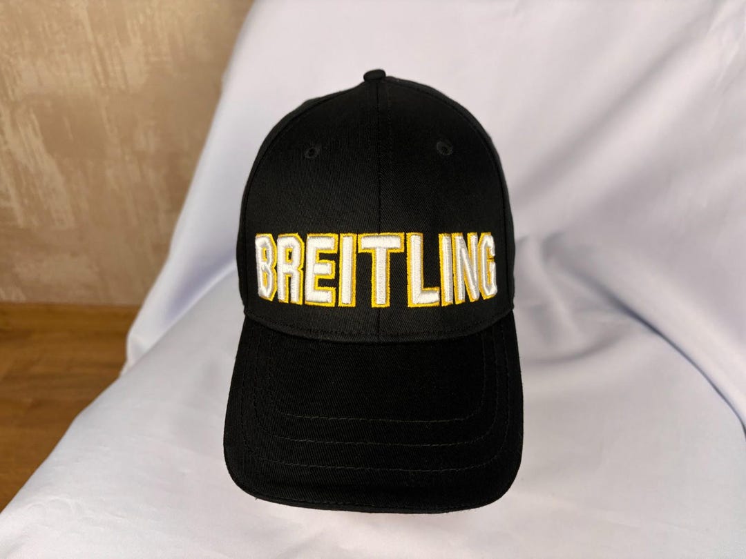 Mint! Breitling Watch Swiss Big Logo Cotton Cap Hat One Size Fits All ...