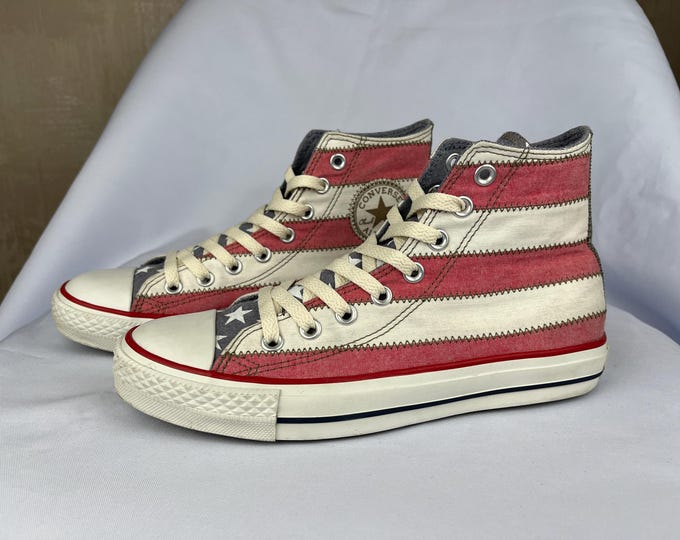 Vintage Converse All Star USA American Flag Shoes US Men's 7 / US Womn ...