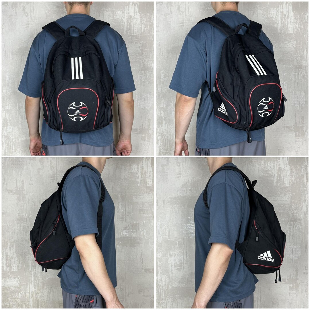 00's Adidas Predator Vintage Backpack Black Football Training - Etsy