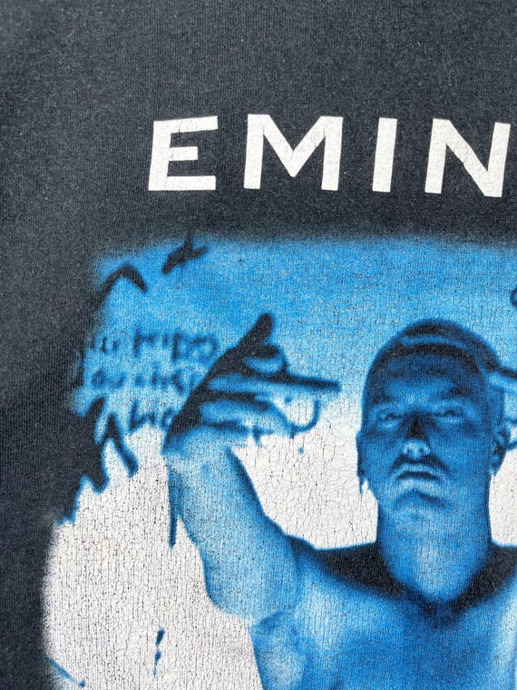 Vintage EMINEM 1999 Middle Finger Rap Hip Hop Slim Sh… - Gem