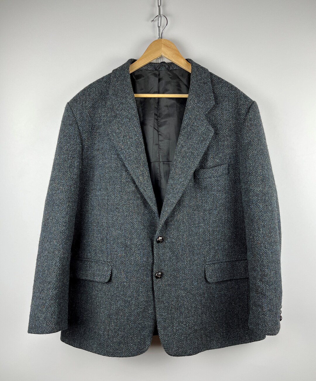 VTG Hector Russell Kiltmaker Group Vintage Harris Tweed Wool Blazer ...