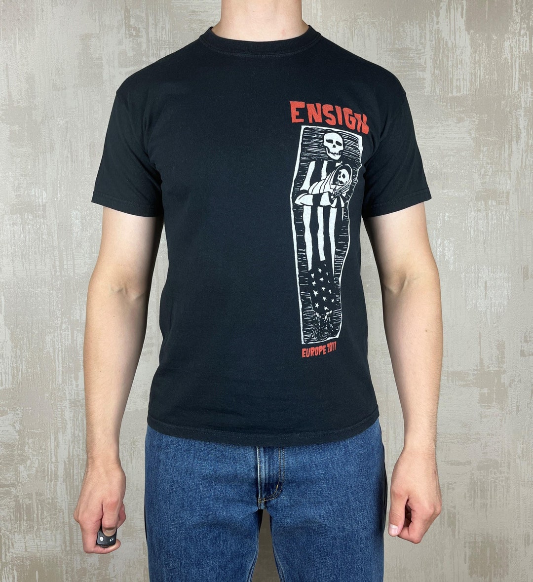 Vintage Ensign Band Europe "everything You Ever Love" Hardcore Punk T ...