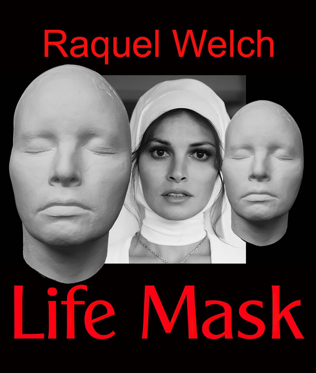 Raquel Welch Half Face Life Mask Lifecast Bust One Million Years BC ...