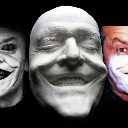 Jack Nicholson Joker Prosthetic FX Life Mask Cast NR - Etsy