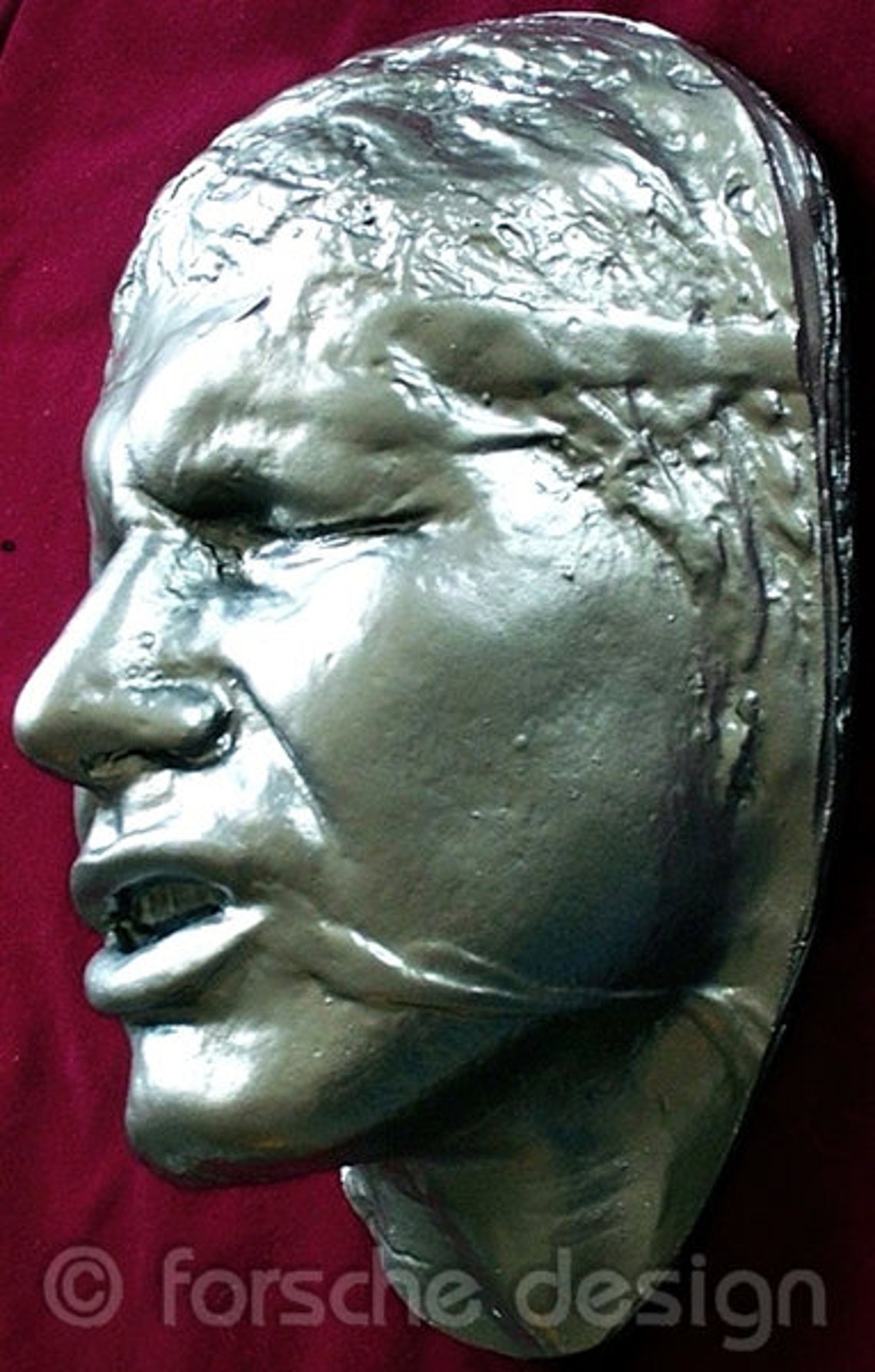 Han Solo in Carbonite Harrison Ford Life Mask Prop Star Wars Empire ...