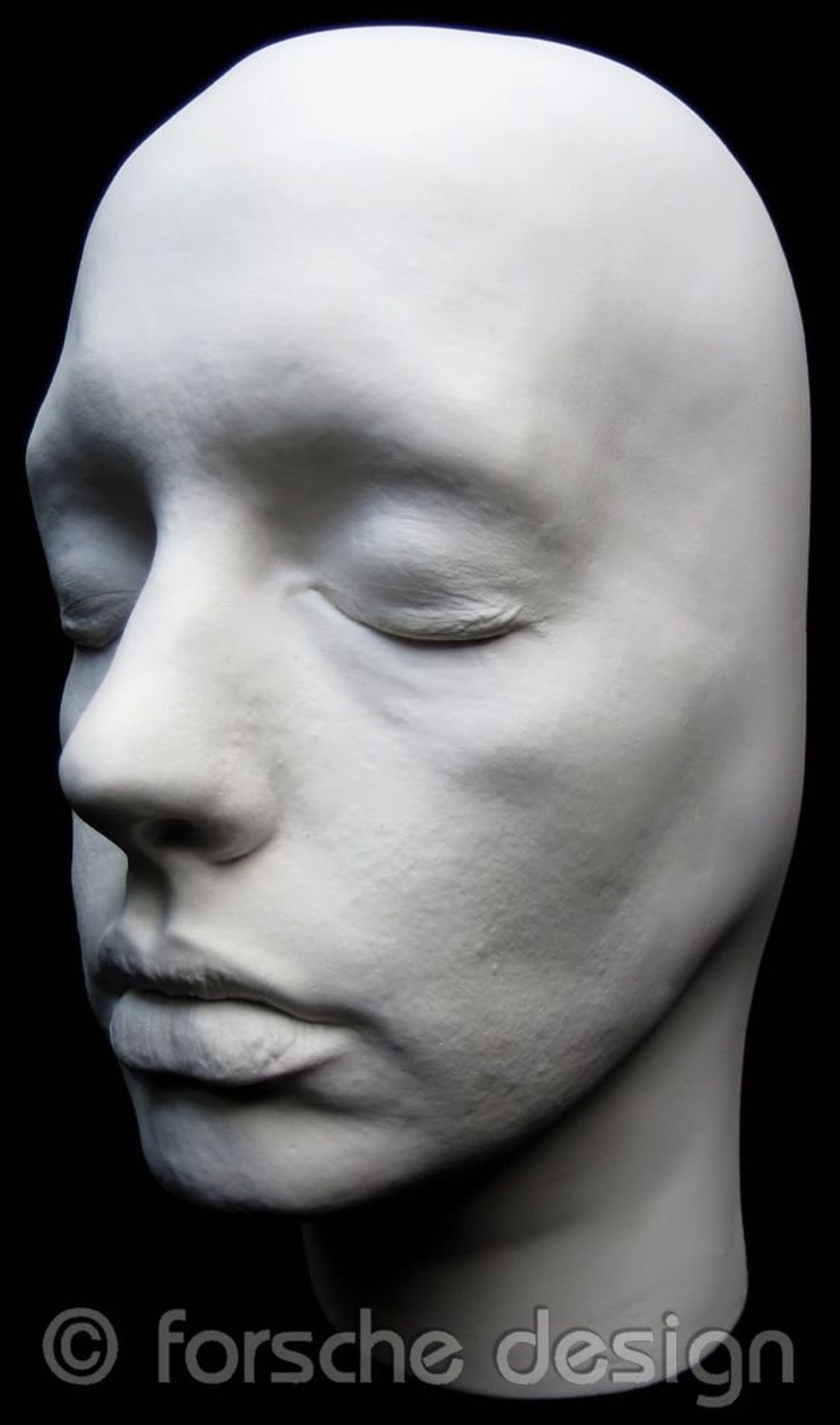 Anne Hathaway Half Face Life Mask Lifecast Bust Dark Knight Catwoman ...