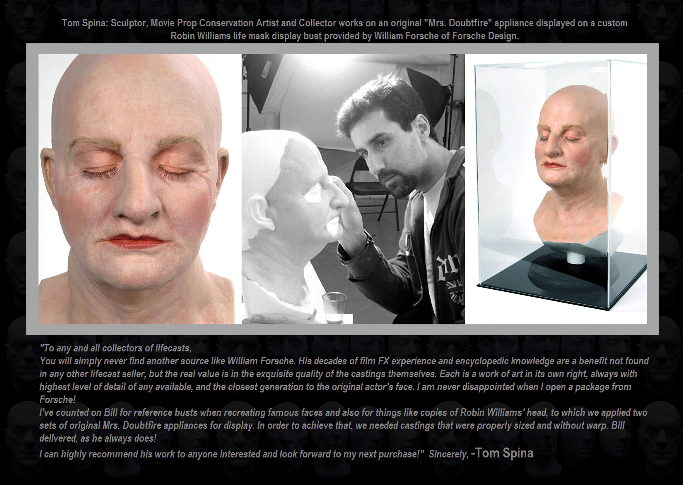 Raquel Welch Half Face Life Mask Lifecast Bust One Million Years BC ...