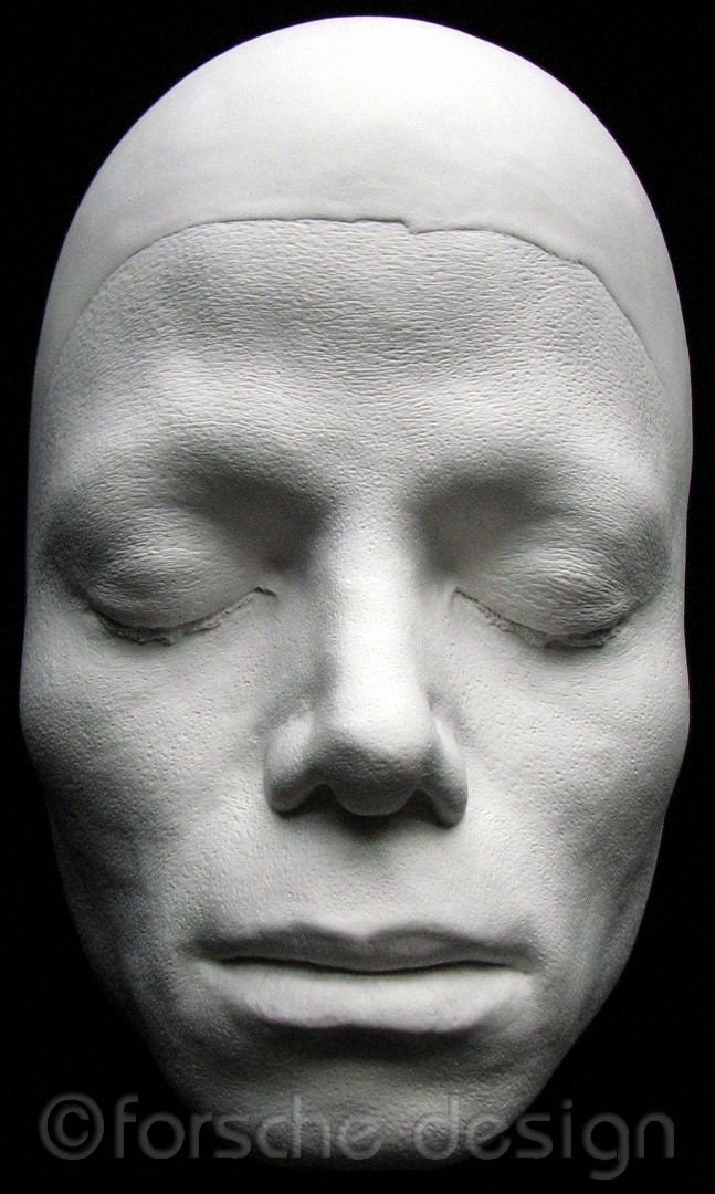 Michael Jackson Life Mask/cast From Thriller Video, Sculptor William ...