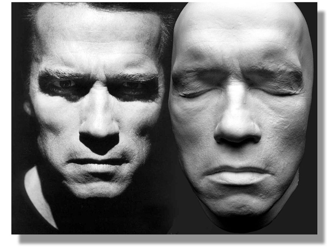 Arnold Schwarzenegger Life Mask No Battle Damage Terminator T3 | Etsy