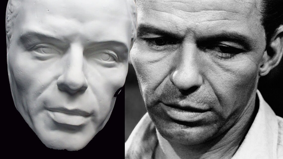 Frank Sinatra Life Mask / Sculpture: From Here to Eternity, Ocean's ...