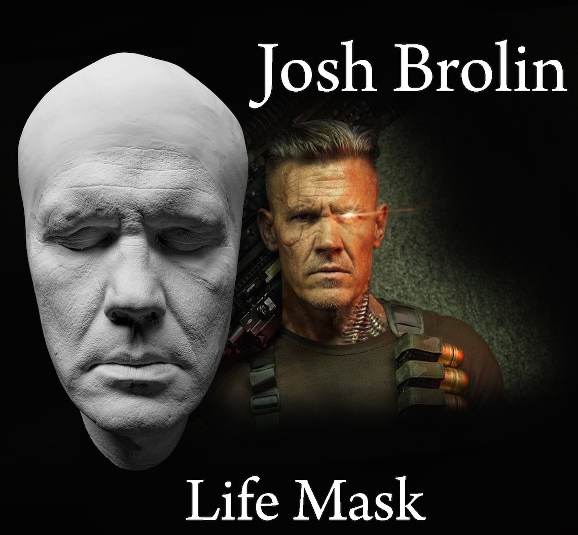 Josh Brolin SPFX Life Mask Lifecast Bust Deadpool 2 Cable | Etsy