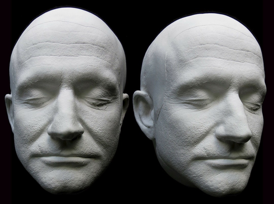 Robin Williams Detailed Life Mask With Ears Lifecast - Etsy