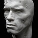 Arnold Schwarzenegger Terminator Life Mask T2 Stage 4 Battle Damage ...