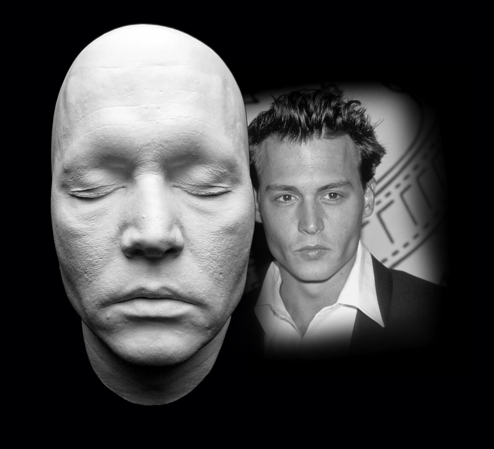 Johnny Depp Early Life Mask captain Jack Sparrow - Etsy