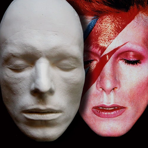 Life Face Cast of David Bowie - Etsy
