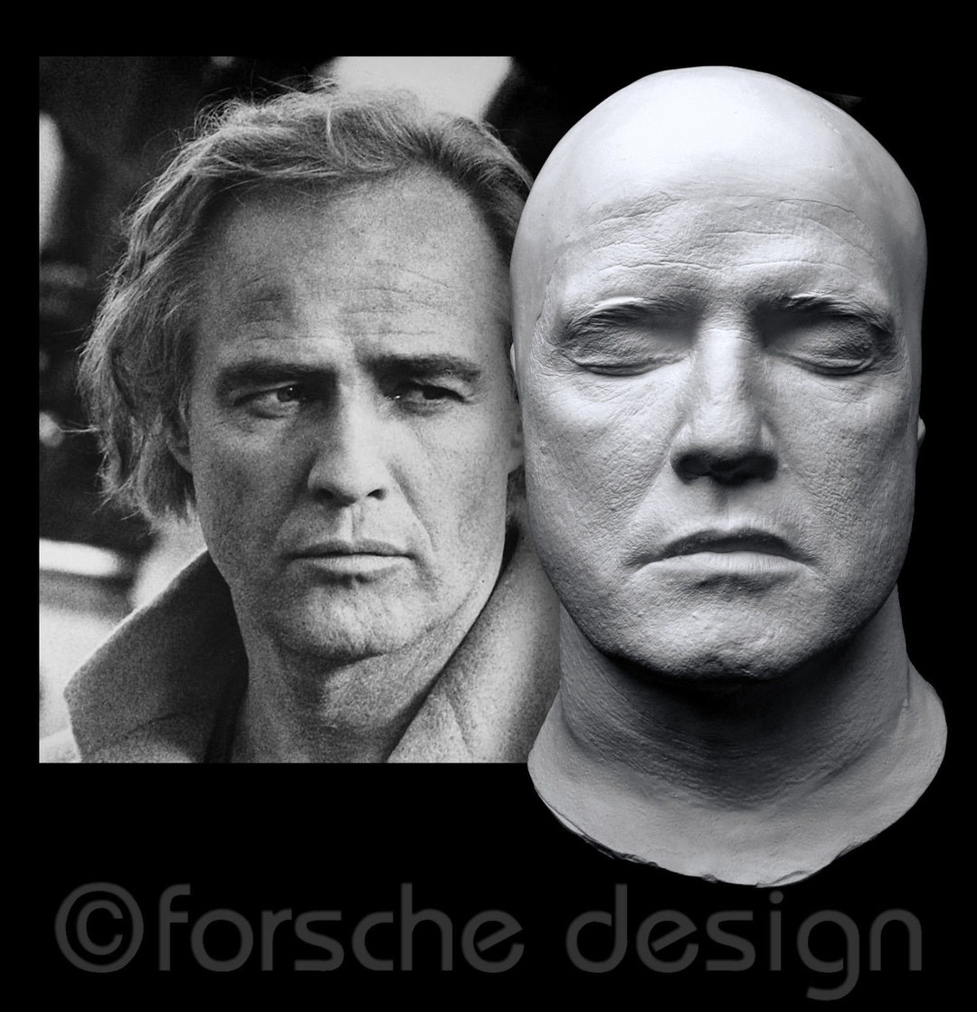 Marlon Brando Life Mask Don Vito Corleone the Godfather Apocalypse Now ...
