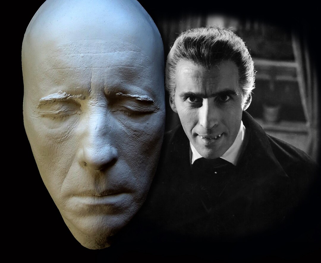 Christopher Lee Life Mask Cast Dracula Hammer Horror Star Wars Lord of ...
